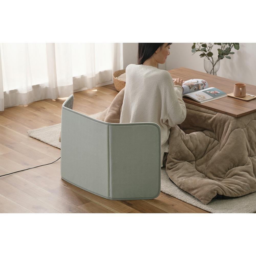 Iris Ohyama Desk Panel Heater Moss Gray APH-16B-H | Sundrug Online Store