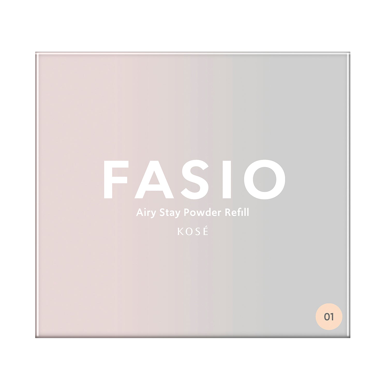 Kose Fasio Airy Stay Powder 01 Pink Beige