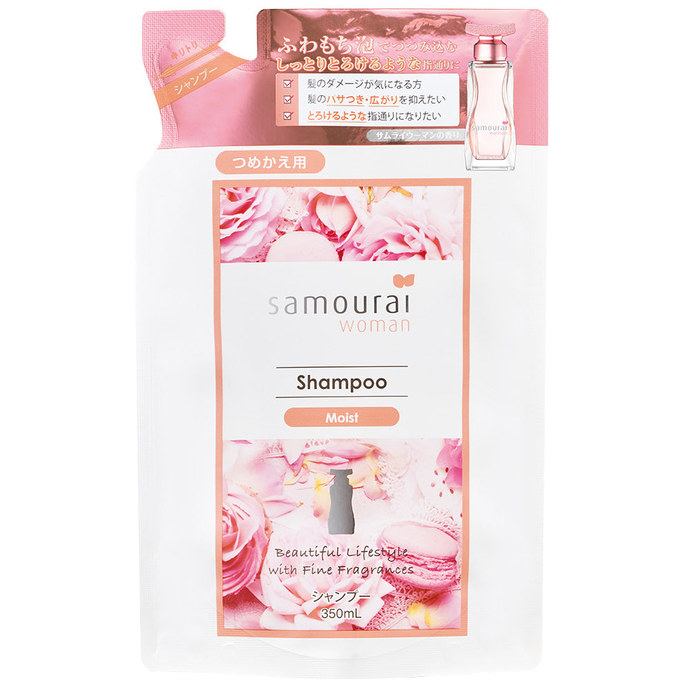 Samurai Woman Shampoo Moist Refill 350ml