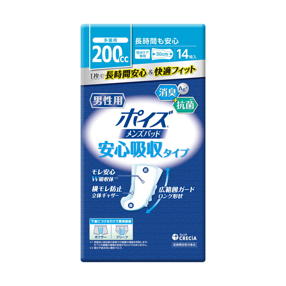 14 poise pads for men