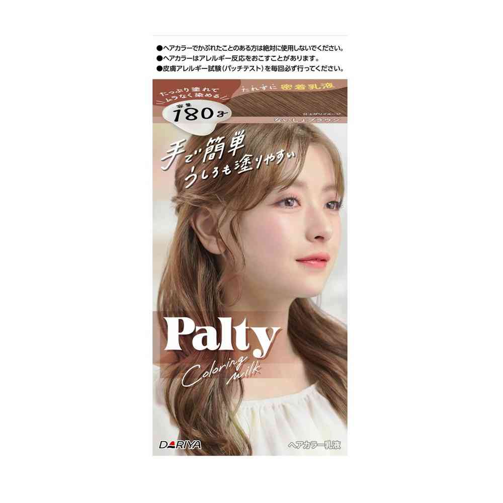 [Quasi-drug] Dariya Palty Coloring Milk Naisho Brown Agent 1 60g, Agen